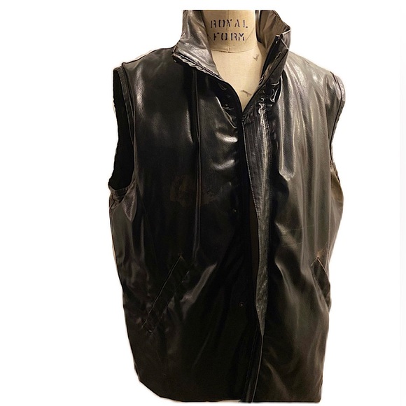 Versace | Jackets & Coats | Versace Sport Reversible Vest Leathers And ...